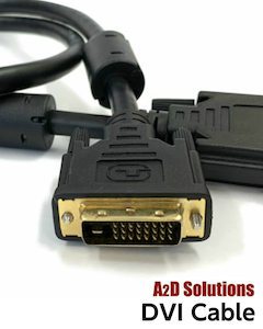 米国A2D社 DVIケーブル（デュアルリンク）5.0m HDMI／DisplayPort／DVI用ケーブル プロケーブル