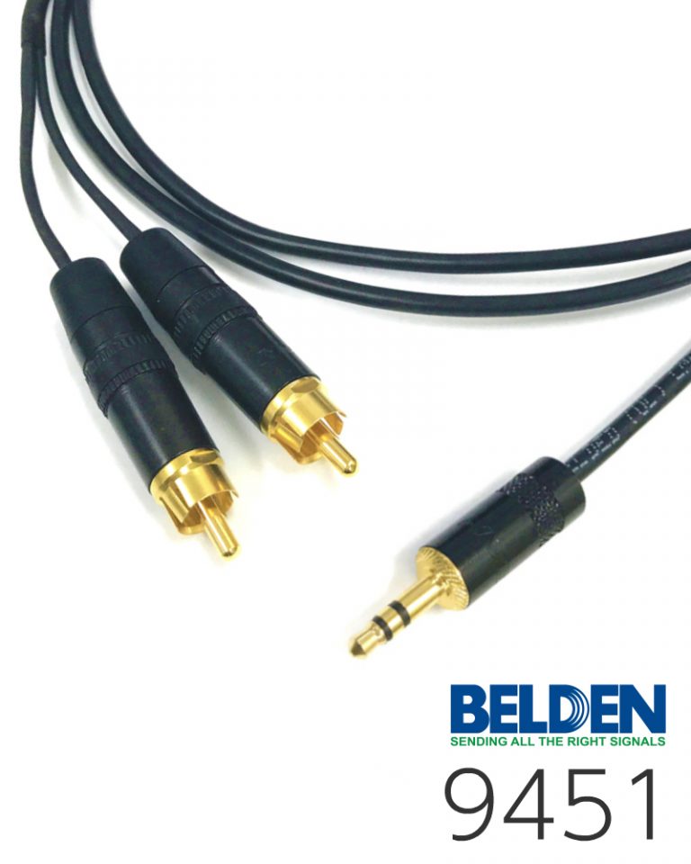 【米国直輸入品】ベルデン9451 ミニステレオプラグ用ケーブル ラインケーブルの王者 BELDENのコンサートホール用