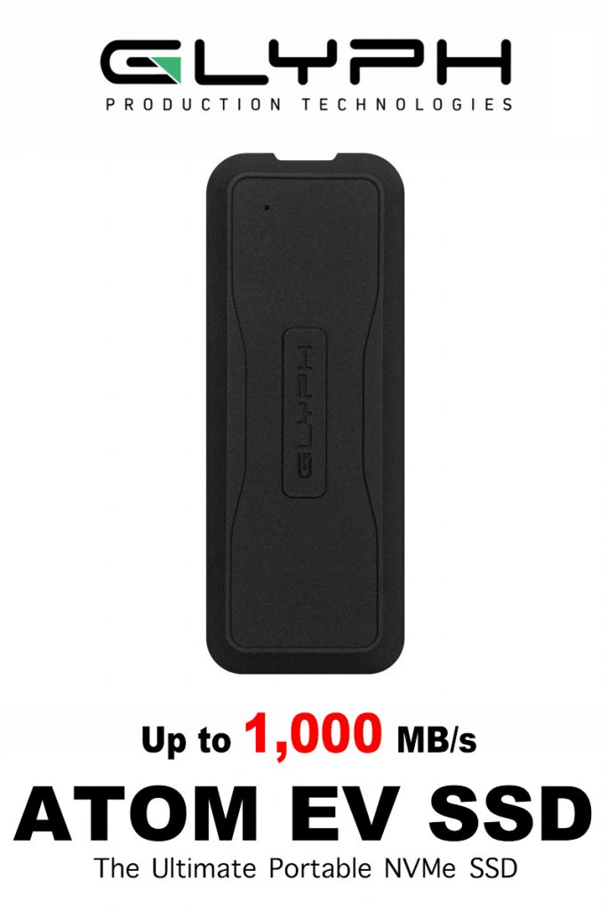超高性能・外付けモバイルSSD GLYPH Atom EV SSD