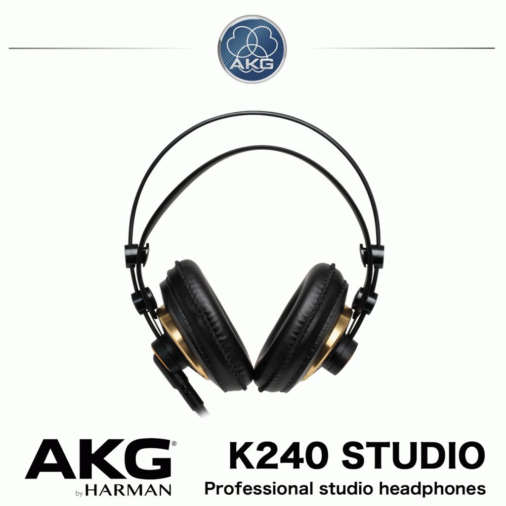 ヘッドフォン AKG K240 Studio（セミオープン型）
