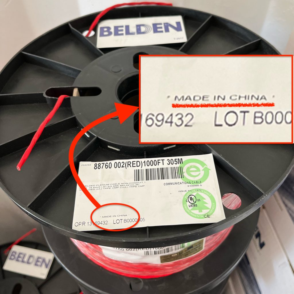 BELDEN ベルデン 88760 ラインケーブルの王者 （8412の現代バージョン）- プロケーブル